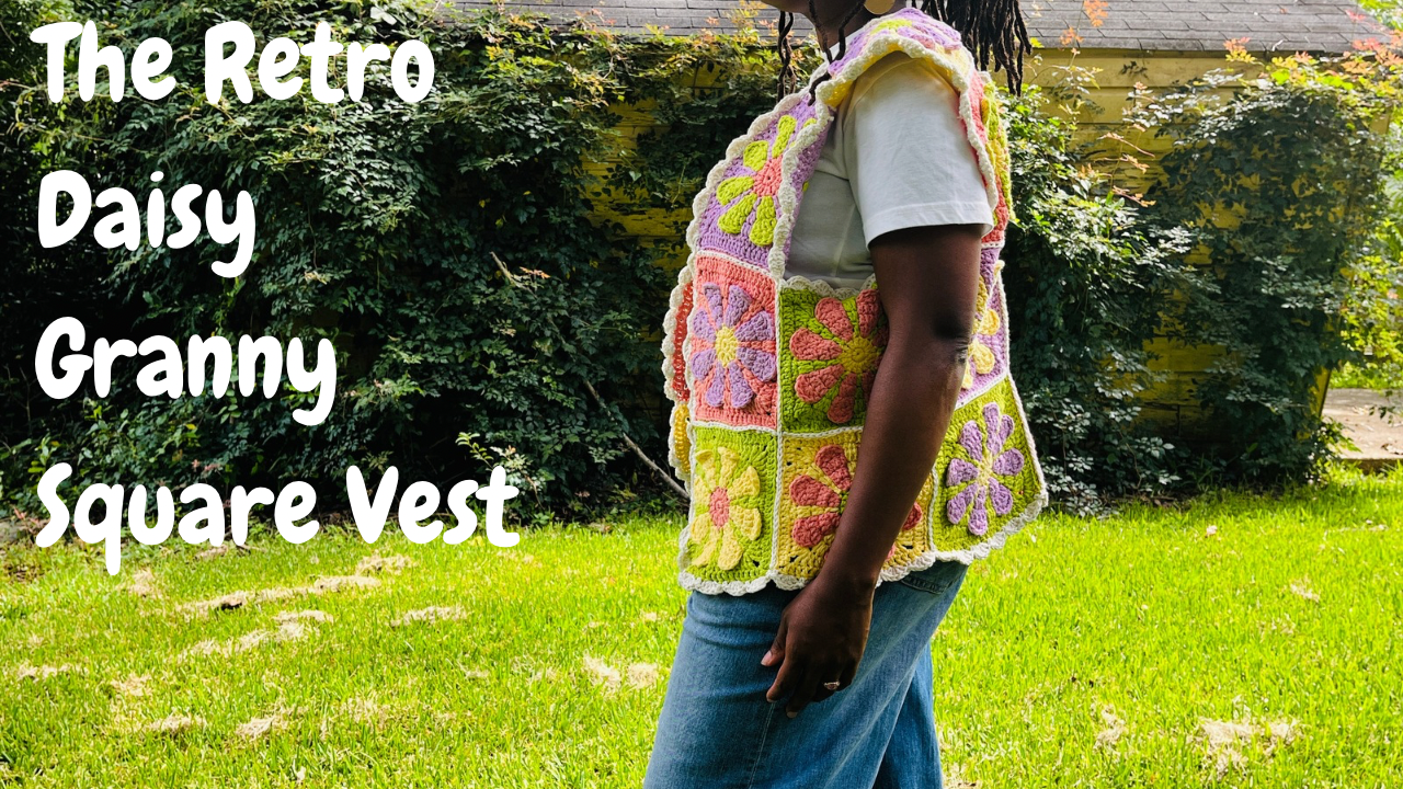 the retro daisy granny square vest – 2 – Garments of Praise with Krystal